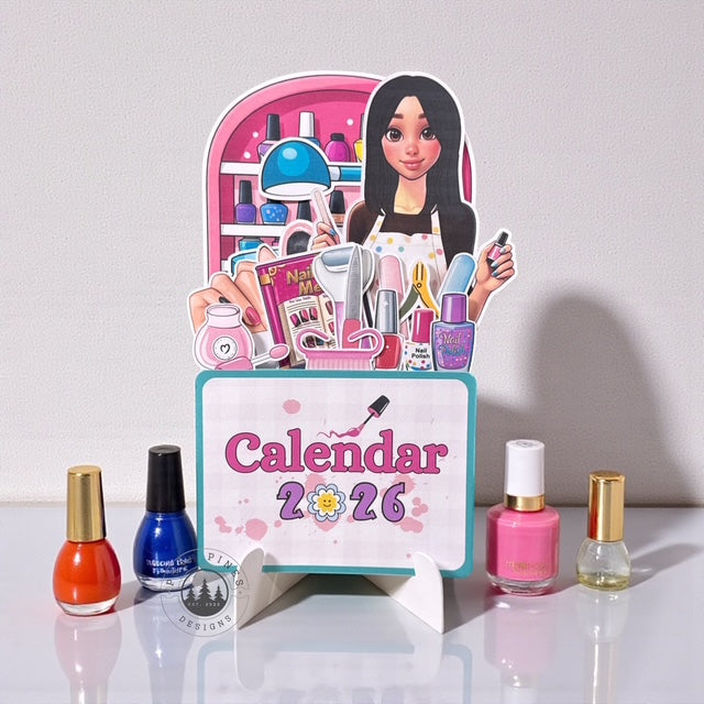Nail Tech Desk Calendar (4 options) – Posh Pines Designs