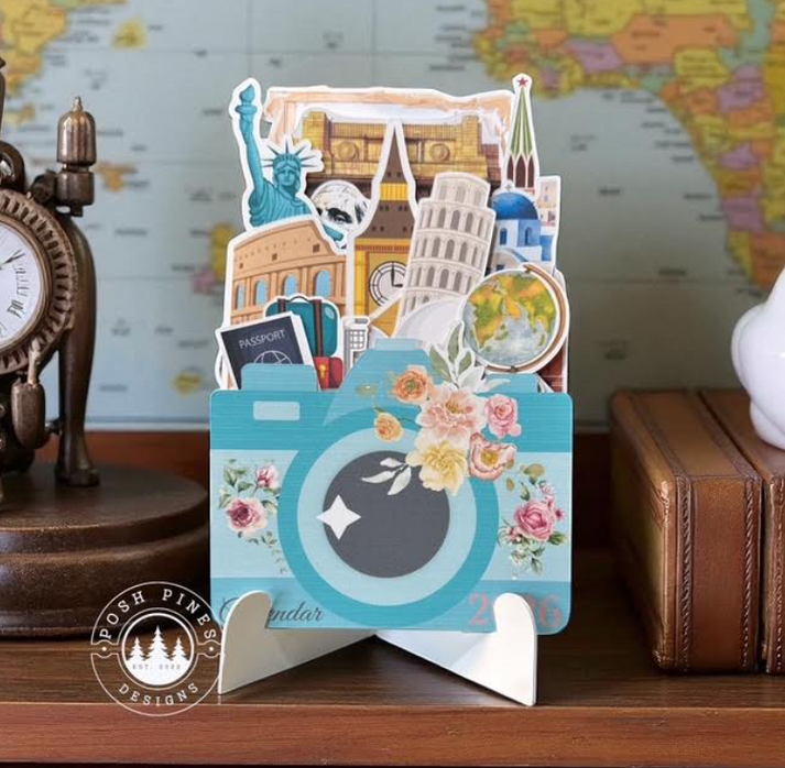 Travel Desk Calendar – Posh Pines Designs
