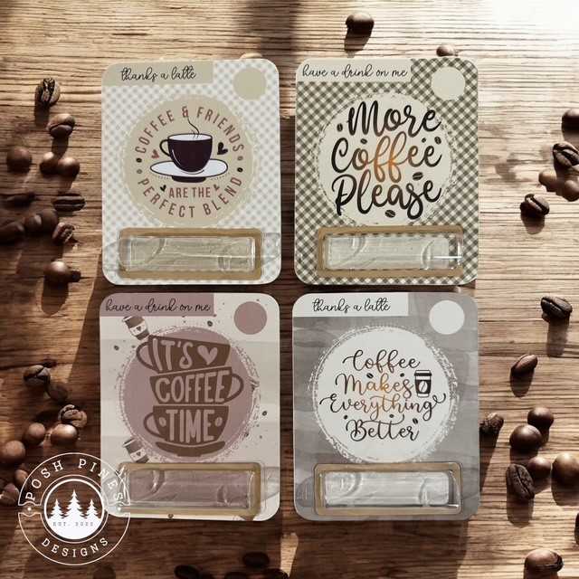 Coffee Money Gift Cards – Posh Pines Designs